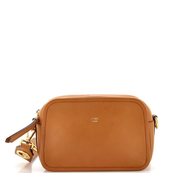 Fendi | Bags | Fendi F Is Fendi Camera Bag Leather Small Brown | Poshmark